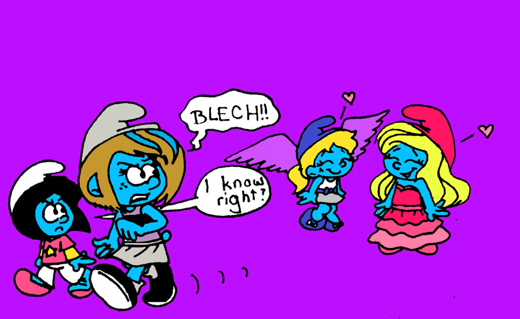 Contest Entry- Vexy, Smurfette, and my OCs! by EpicSmurfGirl on DeviantArt