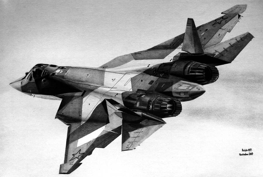 Su-57 by Ralph1989 on DeviantArt