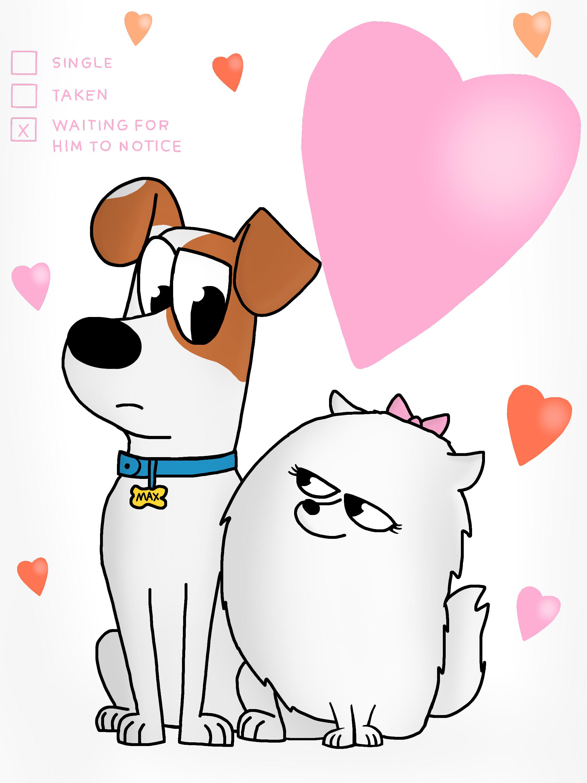 The Secert Life of Pets: Max and Gidget by SkyfallerArt on DeviantArt