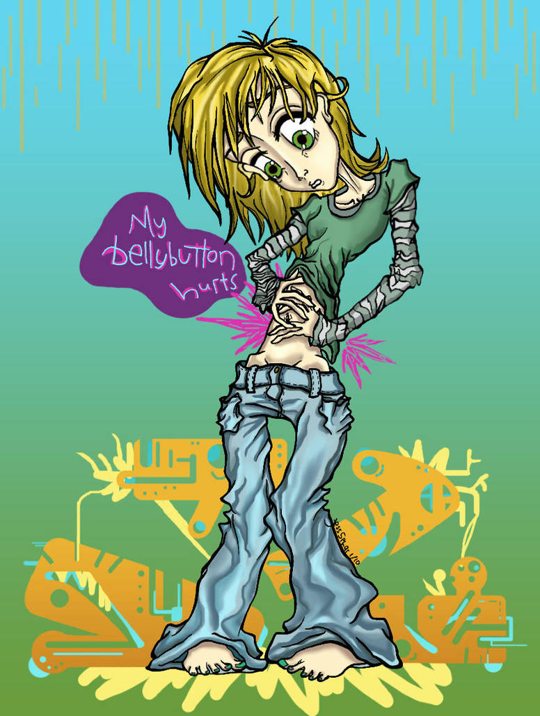 Bellybutton Ache By Dazecase On Deviantart