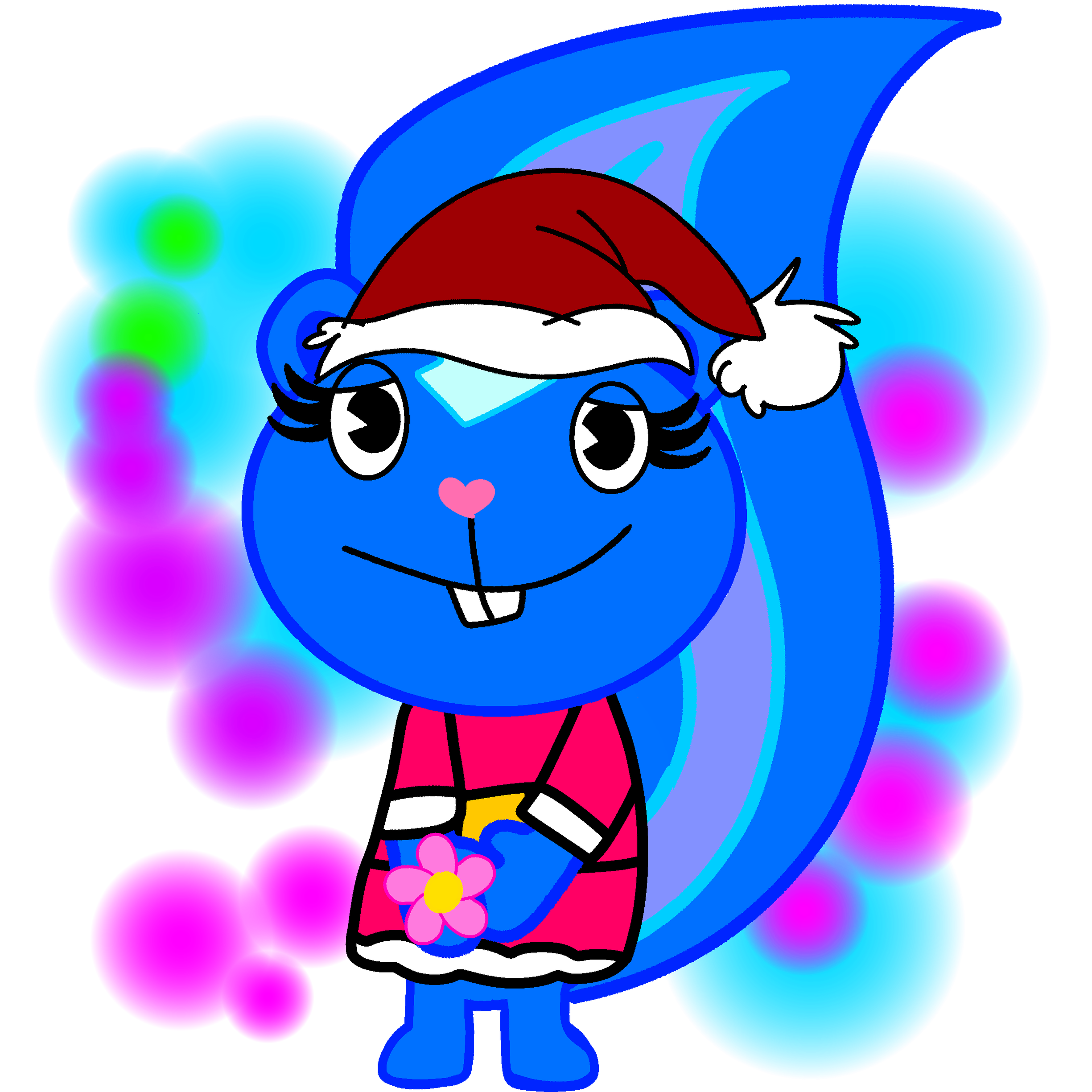 dresses by Petunia happy tree friends by fanvideogames on DeviantArt