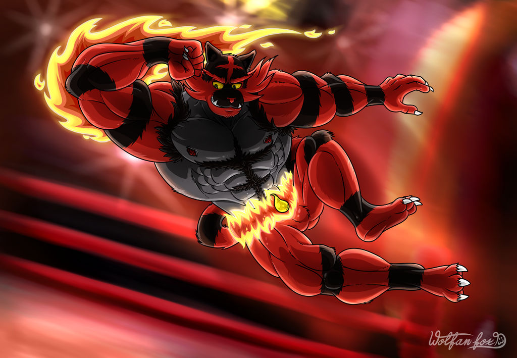 Incineroar Is On Fire By Wolfan Foxd On Deviantart