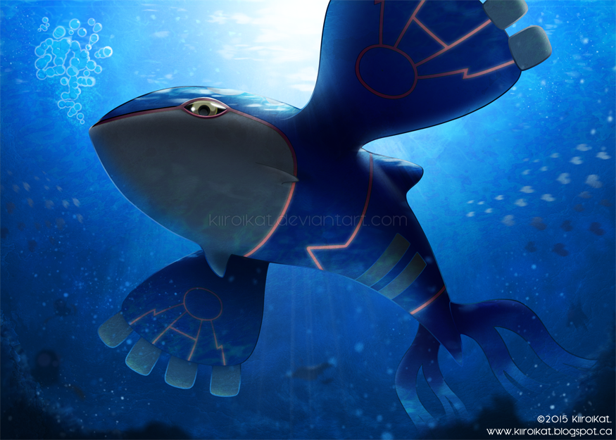 Kyogre by KiiroiKat on DeviantArt