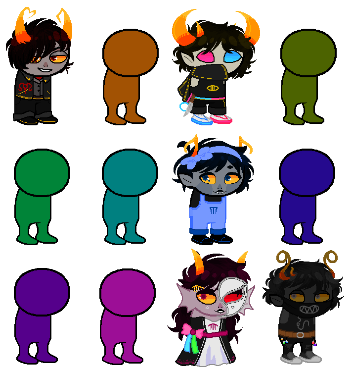 Homestuck Sprite Customs [HOLD] by artisticallySufferin on DeviantArt