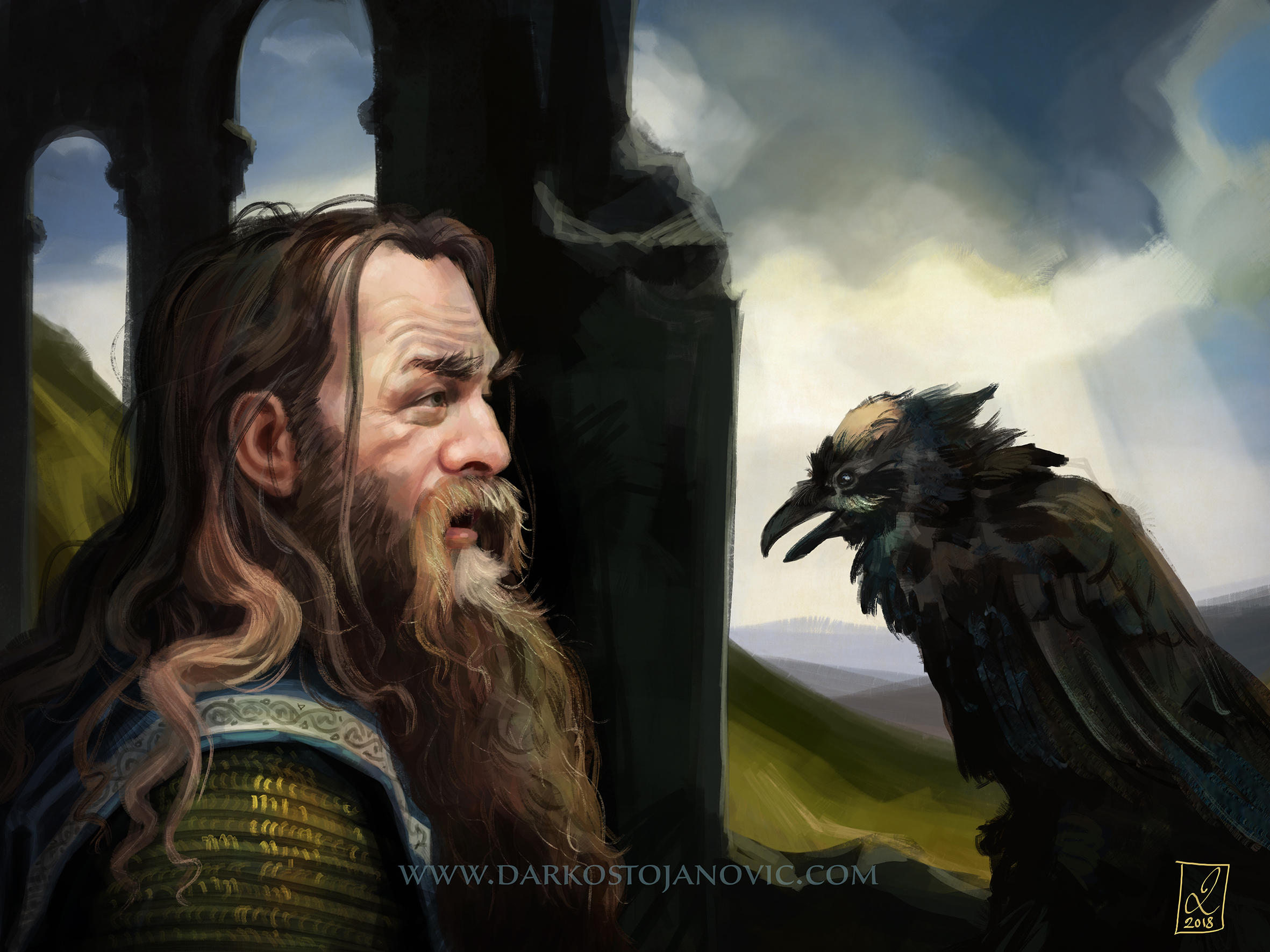 Thorin and Roac by Darko Stojanovic : r/ImaginaryMiddleEarth