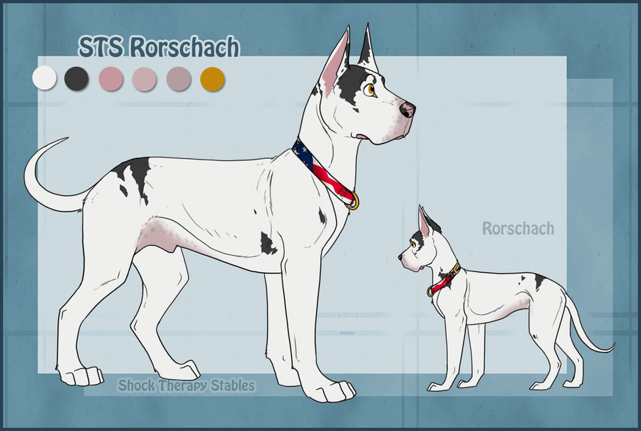 STS Dog- Rorschach by ShockTherapyStables on DeviantArt