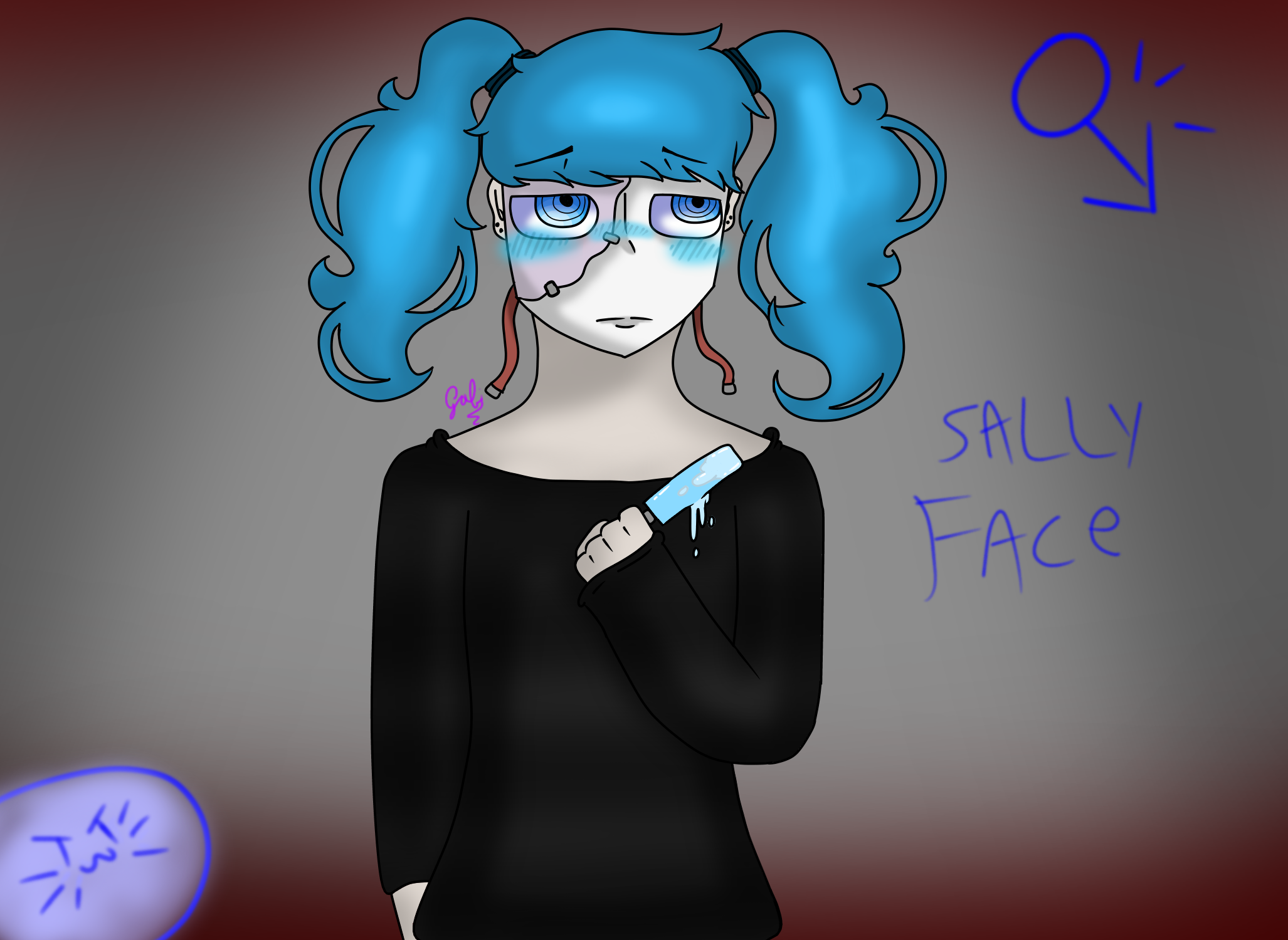 Sally face game character - coverzik