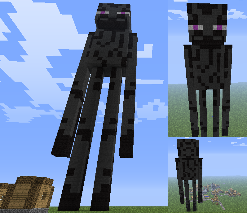 Giant Enderman Model by El-Quivira on DeviantArt