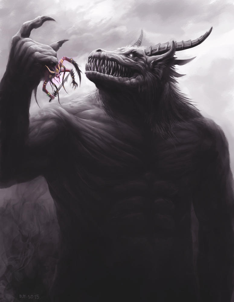 Chaos God Malice or Malal by DHDarkHeretic on DeviantArt