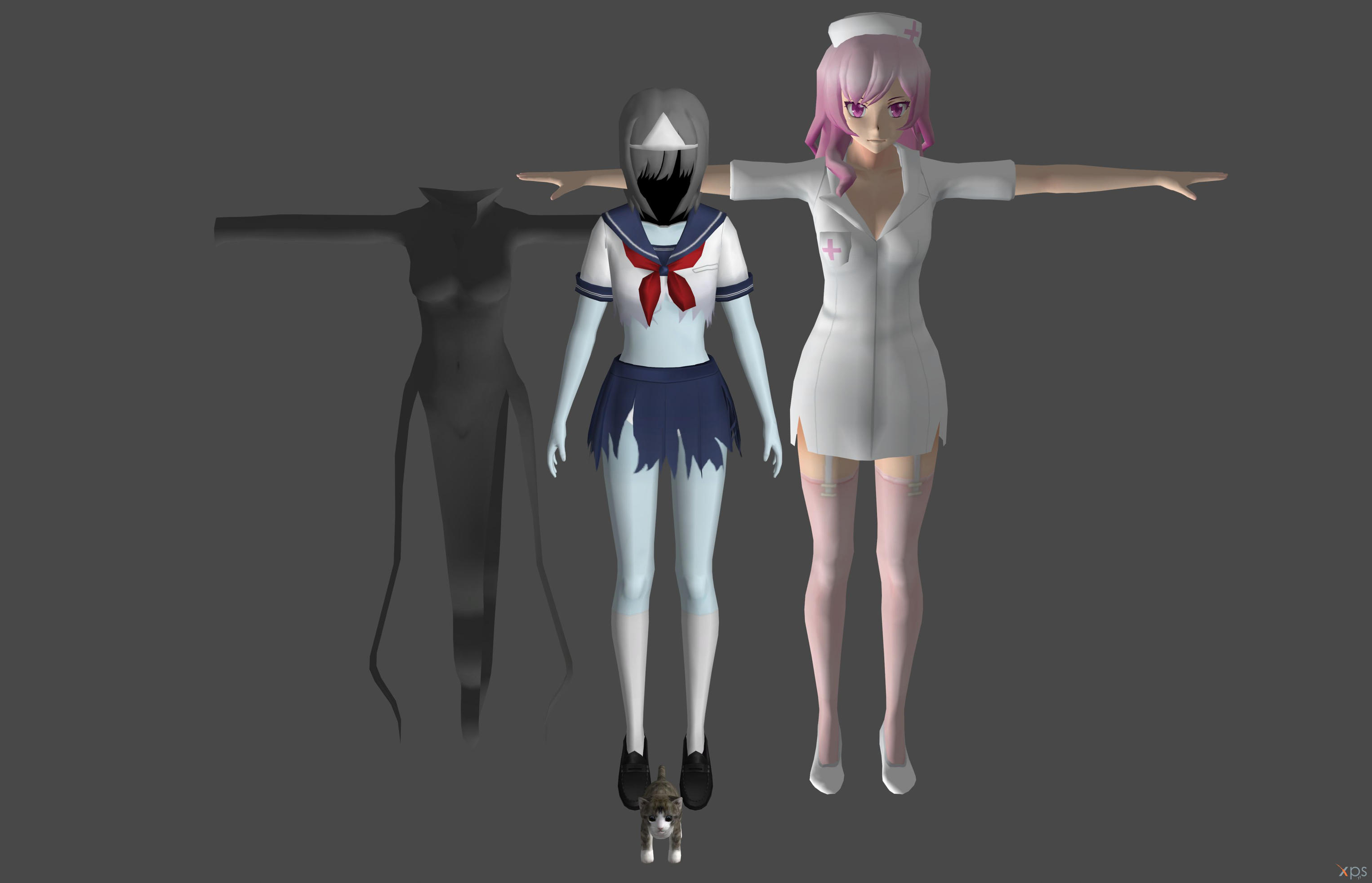 'Yandere Simulator' Pack 3 XPS ONLY!!! by lezisell on DeviantArt