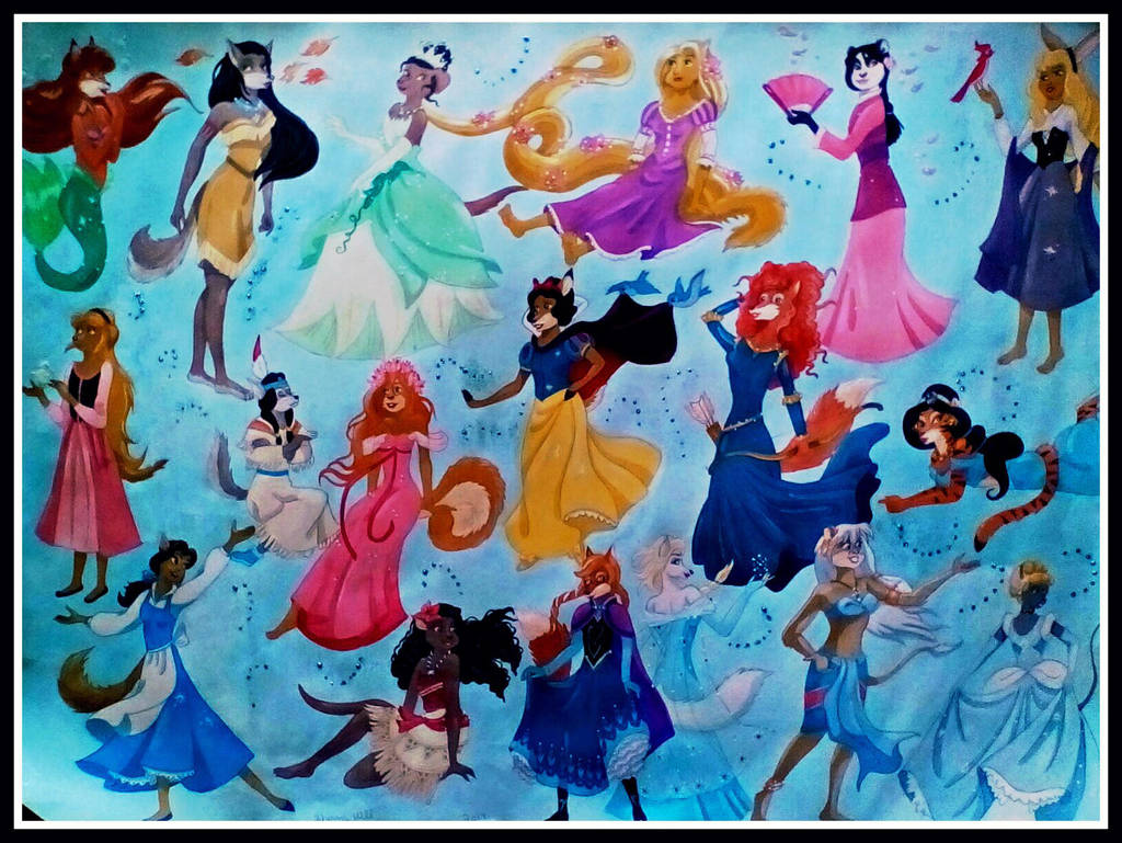 Disney Furry Princesses by FlapperFoxy on DeviantArt