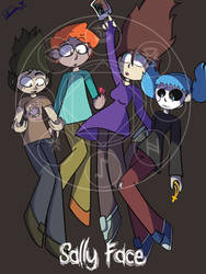 amazing sally face art favourites by Meiniggy on DeviantArt