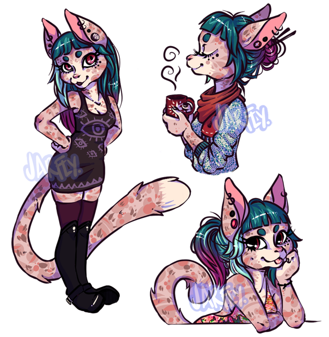 [CLOSED] Feline Anthro OC/Fursona by Jarfly on DeviantArt