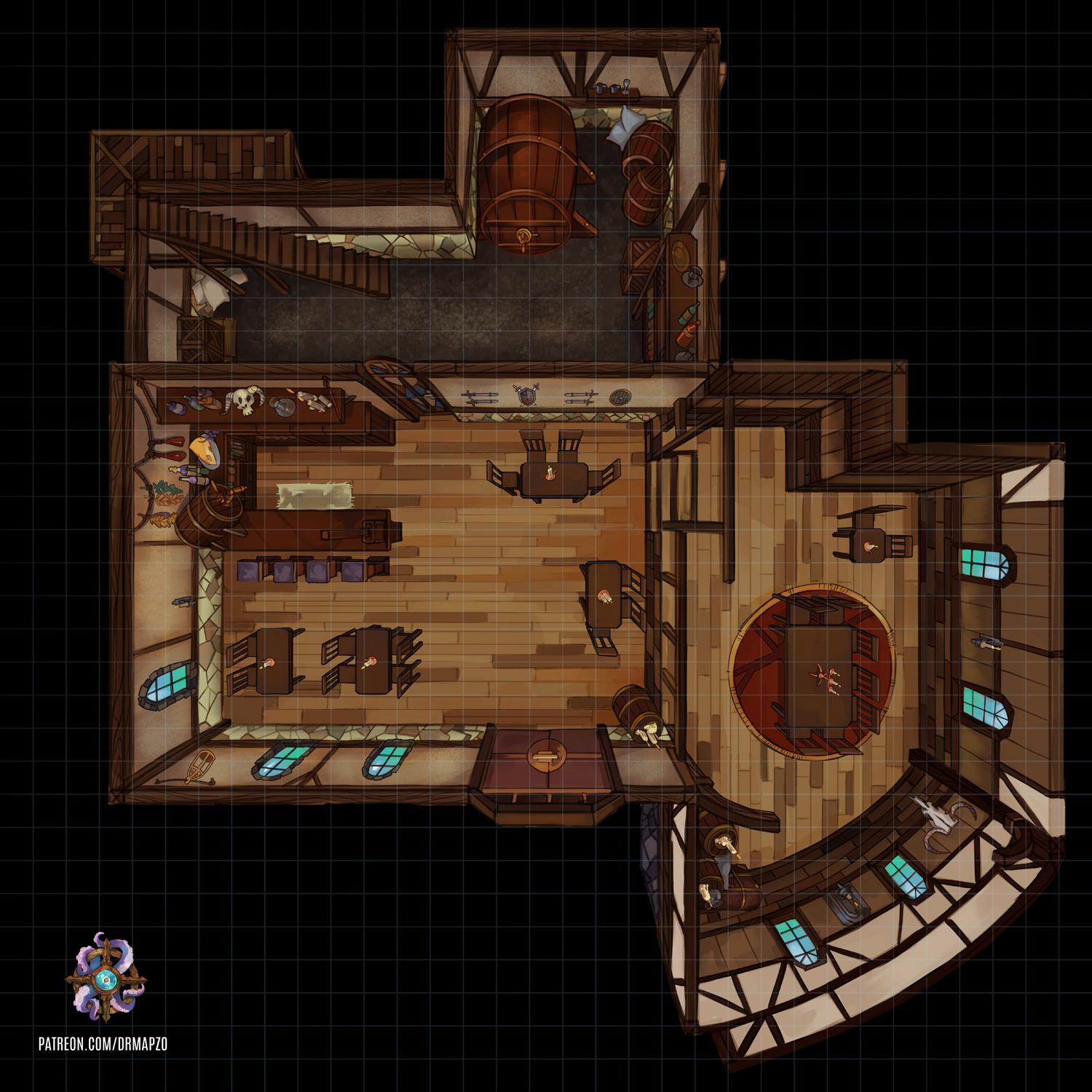 Inn, Upper Floor by Hassly on DeviantArt