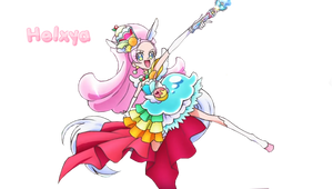 Kira Kira Precure A la Mode - Cure Whip Render by Helxya on DeviantArt