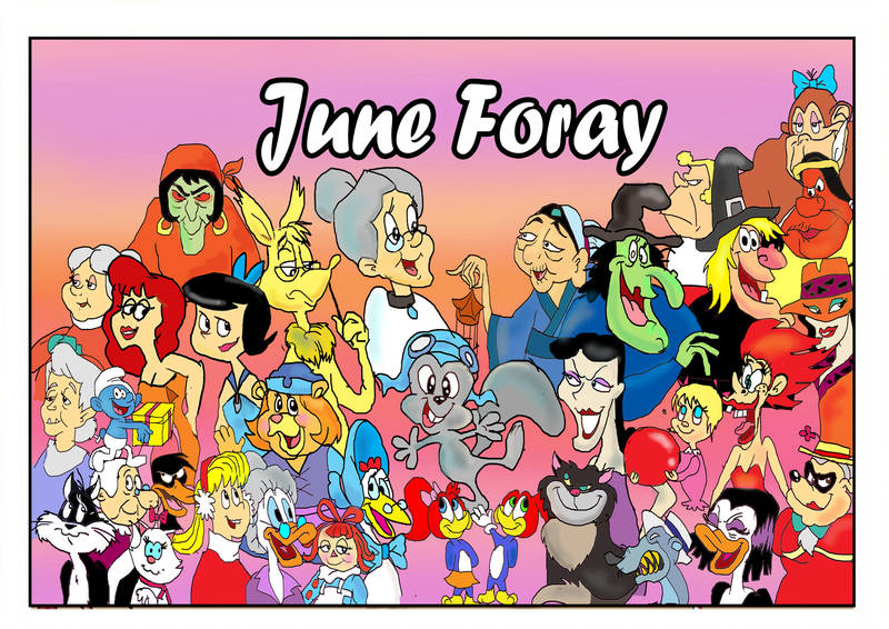 June Foray by raggyrabbit94 on DeviantArt