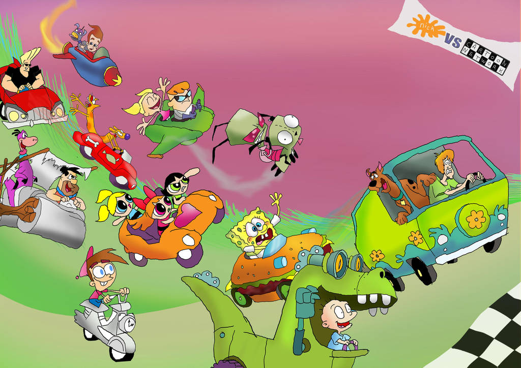 Cartoon Go-Karts by raggyrabbit94 on DeviantArt