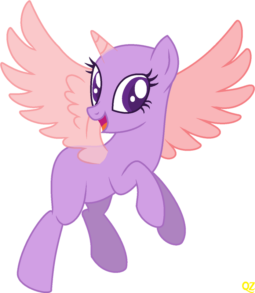 MLP Base Princess Twilight Sparkle by QuEeNZoDiAc on DeviantArt