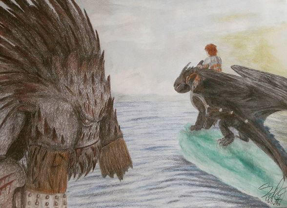 Toothless vs Bewilderbeast by JigglypuffSabi on DeviantArt