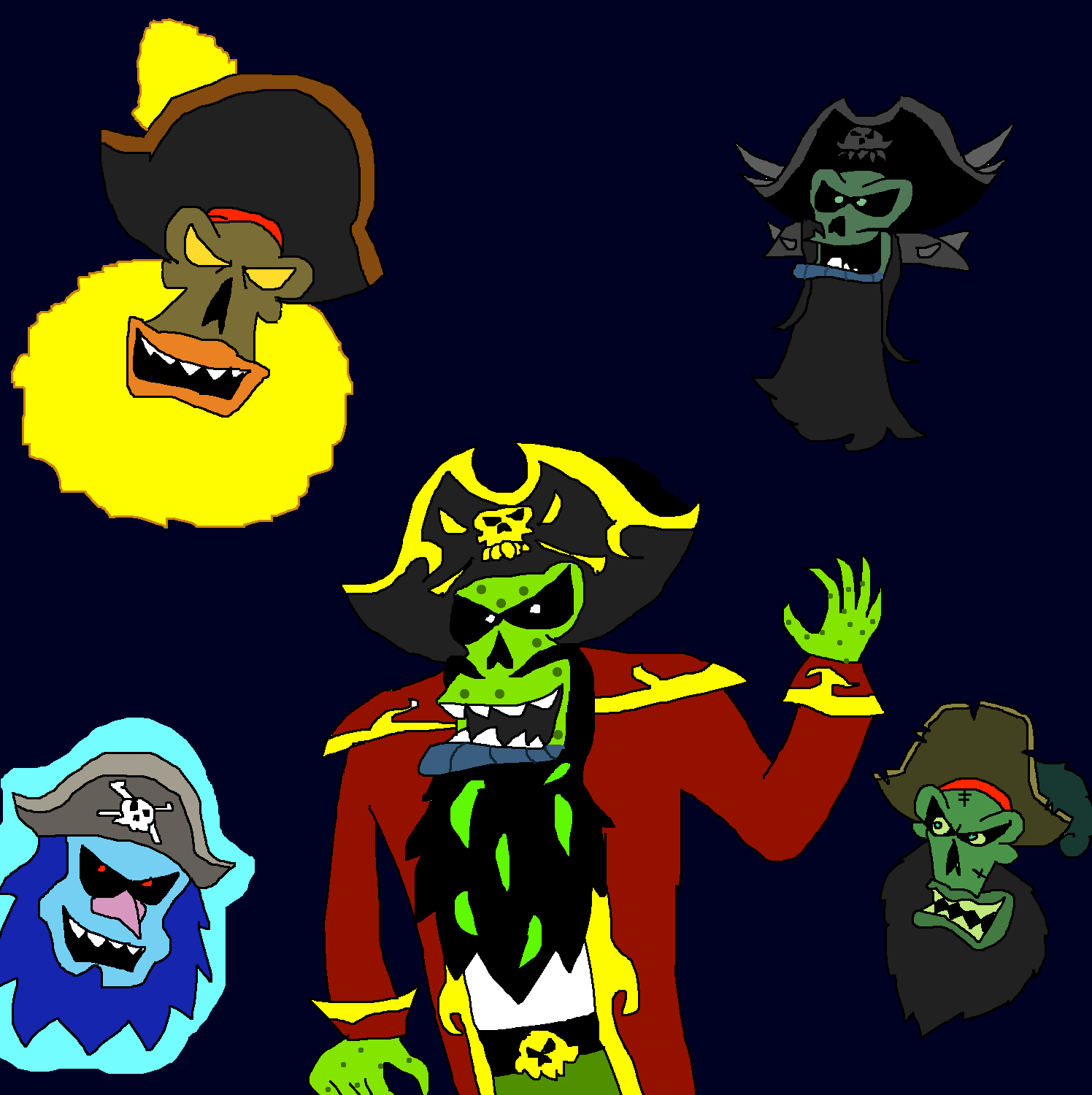 favorite video game villain: Lechuck by Scurvypiratehog on DeviantArt