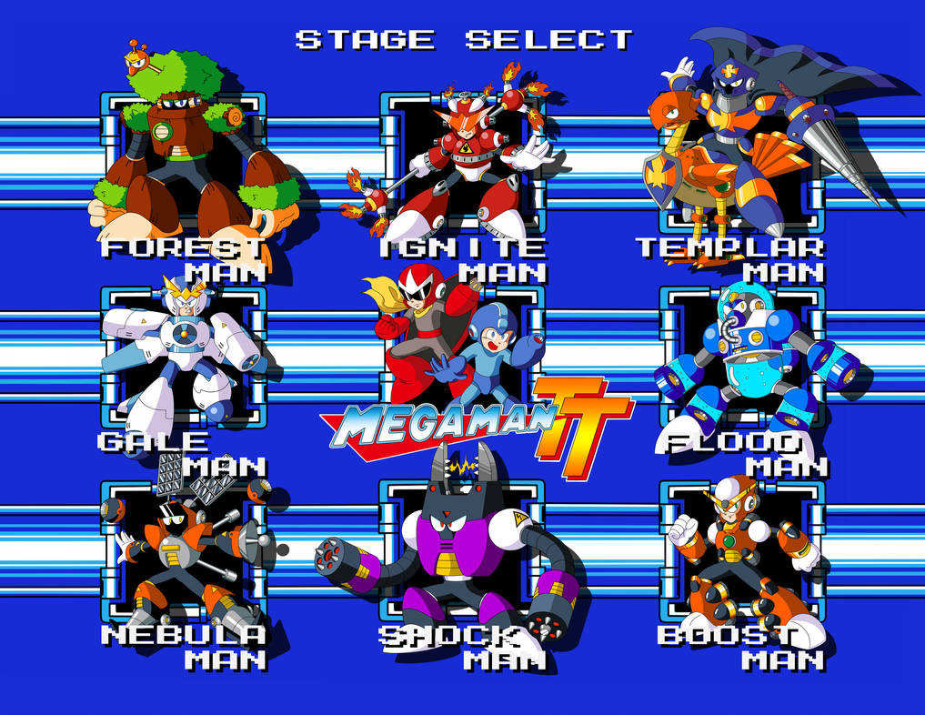 Mega Man TT's Robot Masters by JusteDesserts on DeviantArt