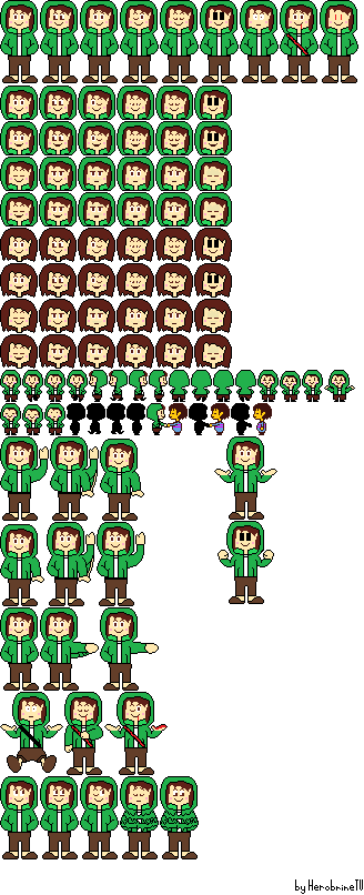 StoryShift Chara Sprite Sheet by HerobrineTV on DeviantArt