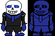 Underswap Sans Sprite Sheet Update by HerobrineTV on DeviantArt