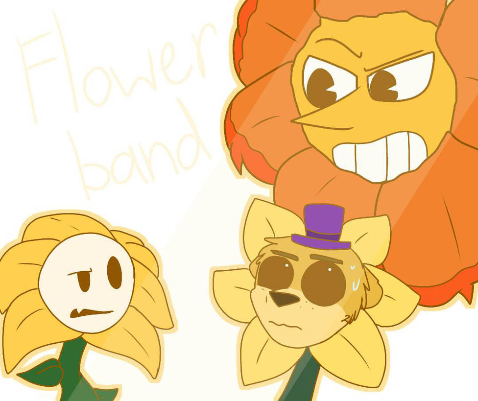 Flowey, Fredbear and Cagney FLOWER BAND by Mrs-Spring45 on DeviantArt