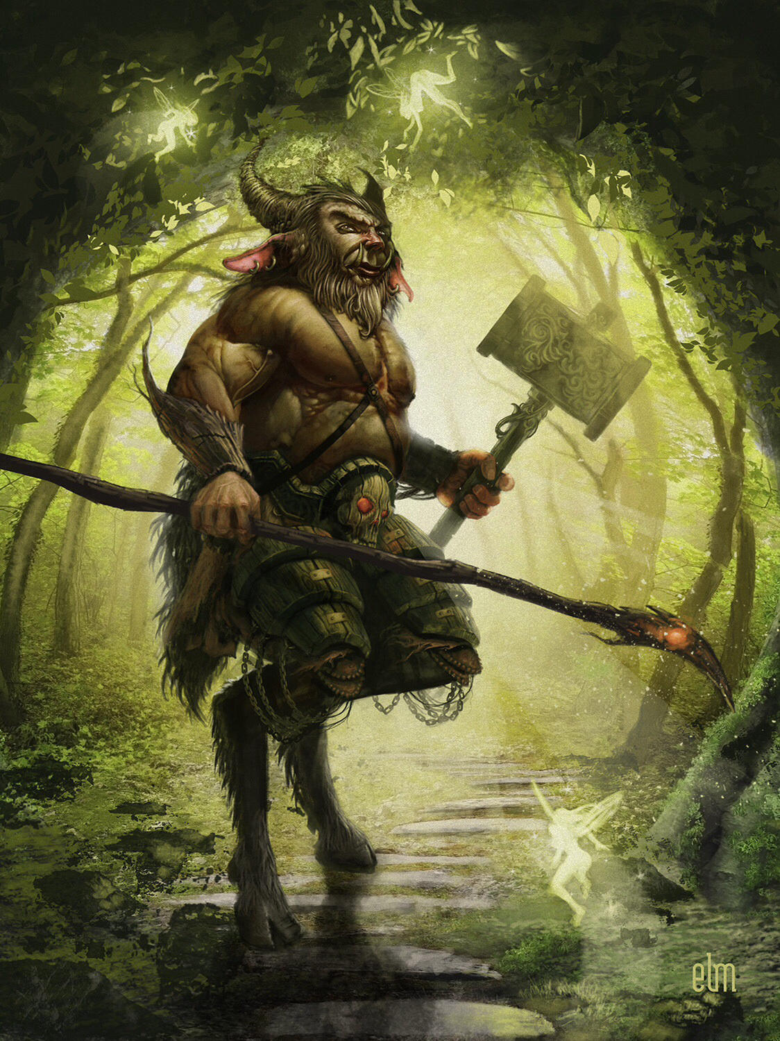 Satyr and The Fairy Forest by Eric Messinger (elmst000) : r ...