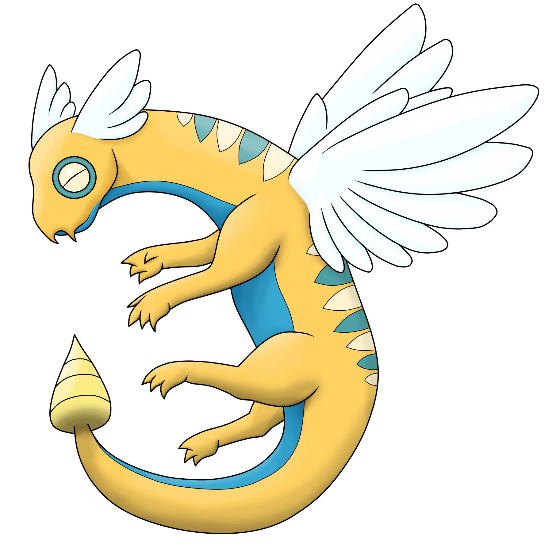 Dunsyvern - Dunsparce first evolution by Anarlaurendil on DeviantArt
