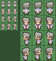 Pokemon (anime) Misty/Kasumi overworld sprite by Zender1752 on DeviantArt