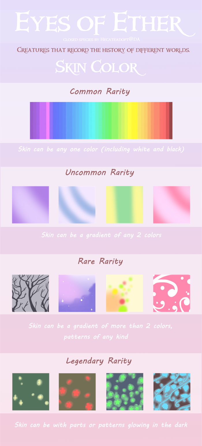 Eyes of Ether Skin Colors by Hecateadopt on DeviantArt