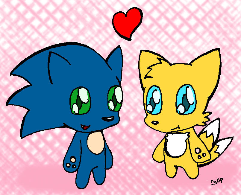 Sonic and Tails Chibis by BlurBird on DeviantArt