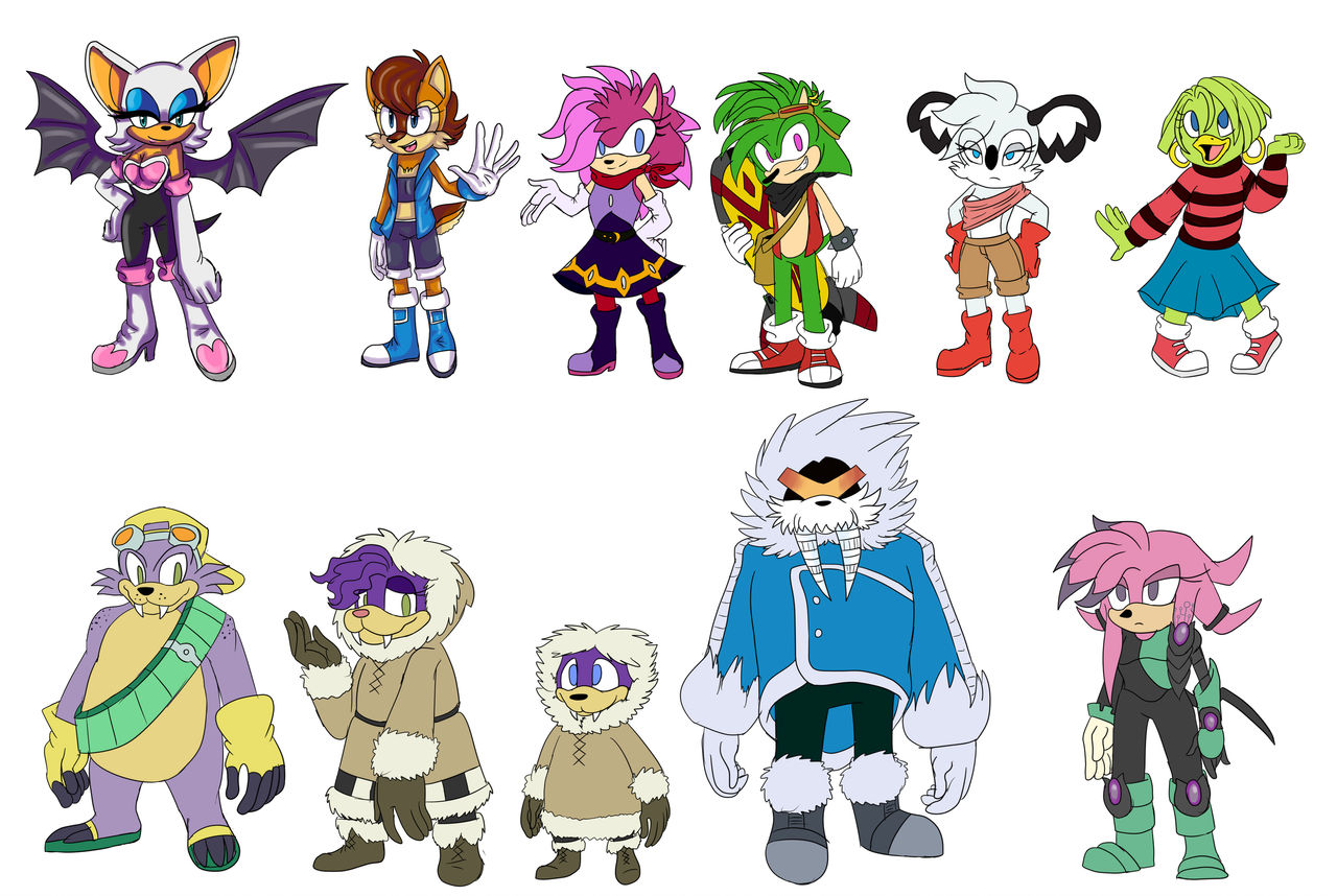 Sonic Underground adoptive parents redesign by Cyclone62 on DeviantArt