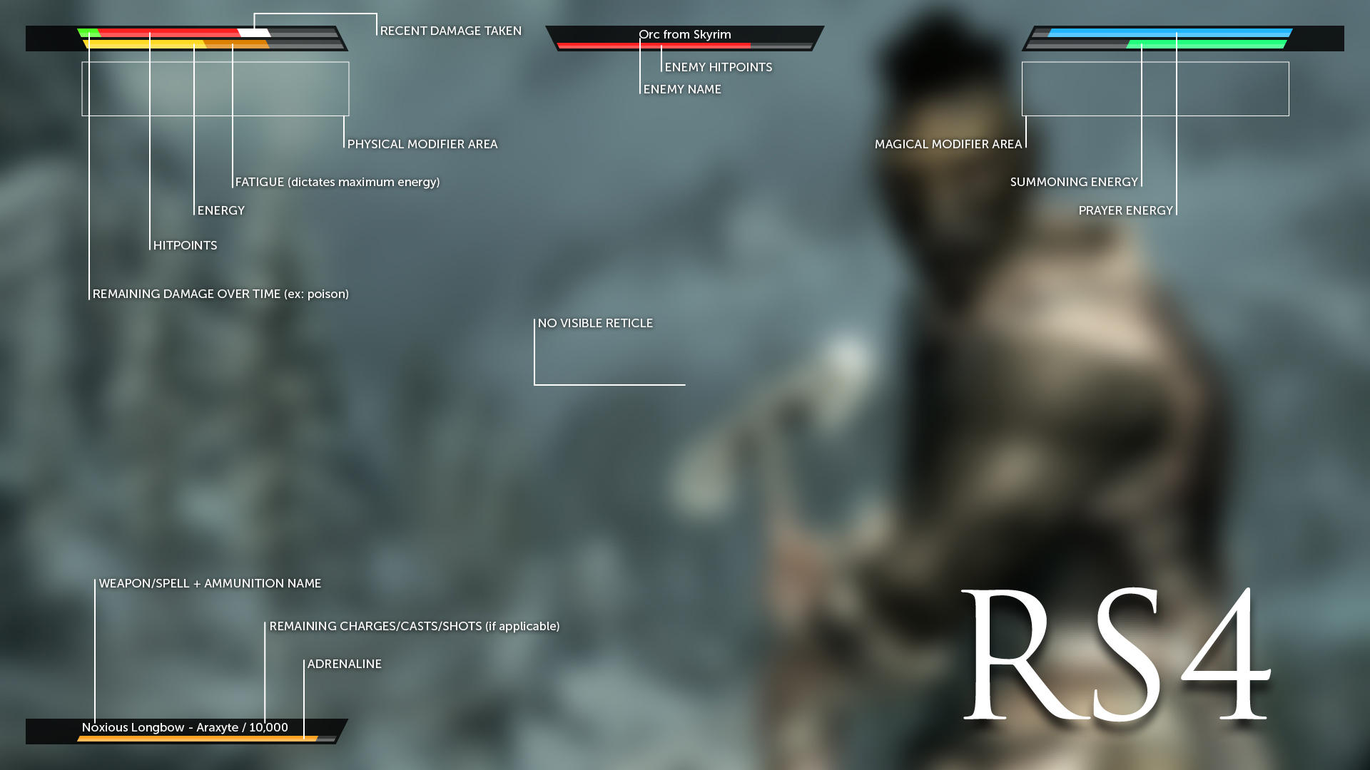 Runescape 4 Conceptual HUD UI v1 by SquaredGlasses on DeviantArt