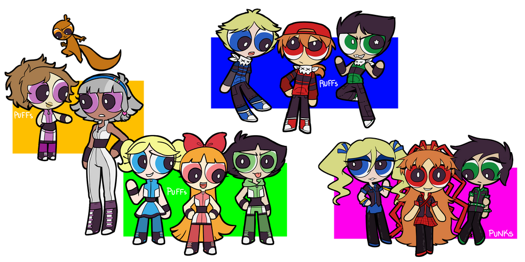 Powerpuff Panic! - PPG, RRB, PPNKG - by xahCHUx on DeviantArt