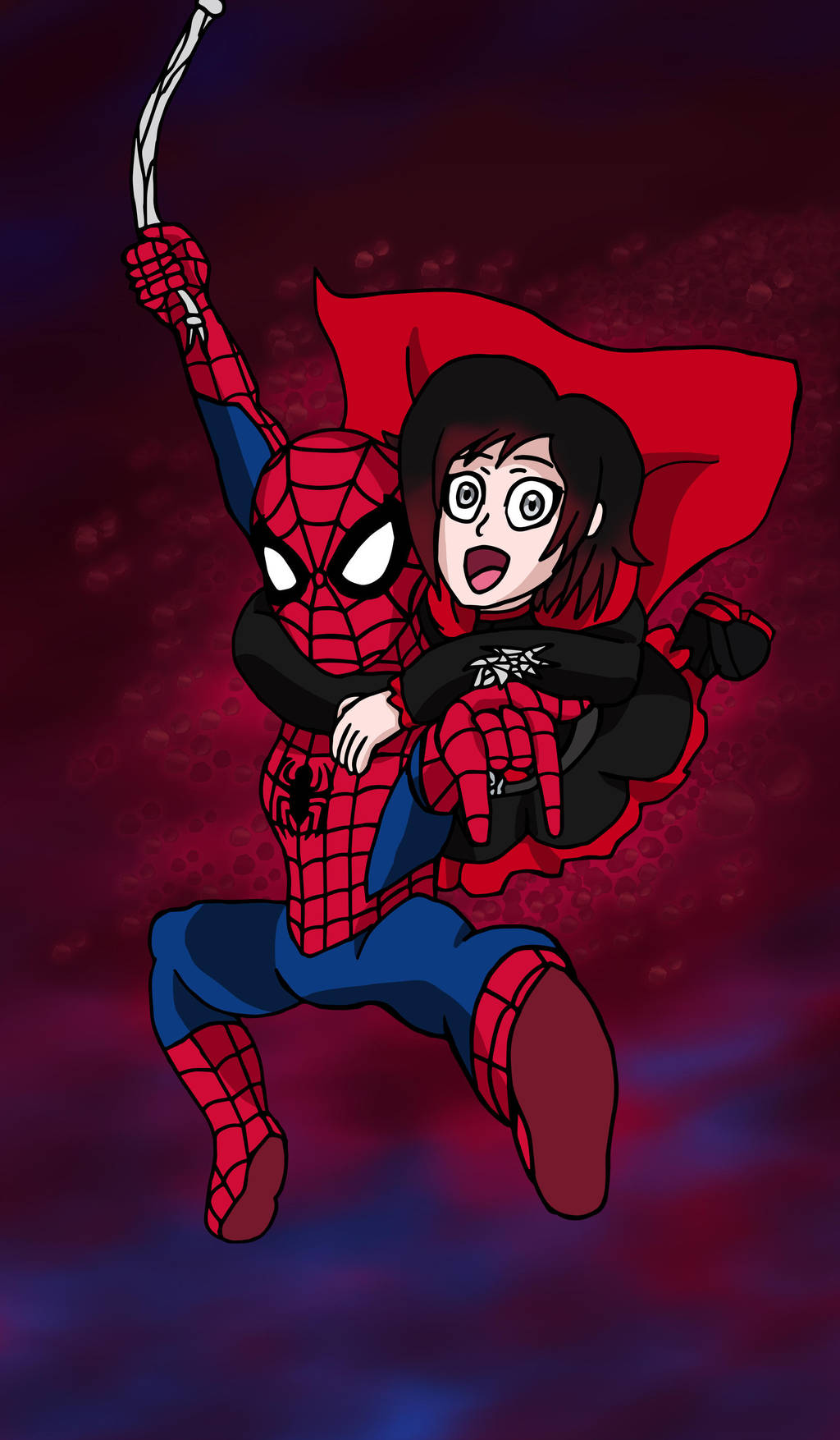 Spider-Man and Ruby Rose by edCOM02 on DeviantArt