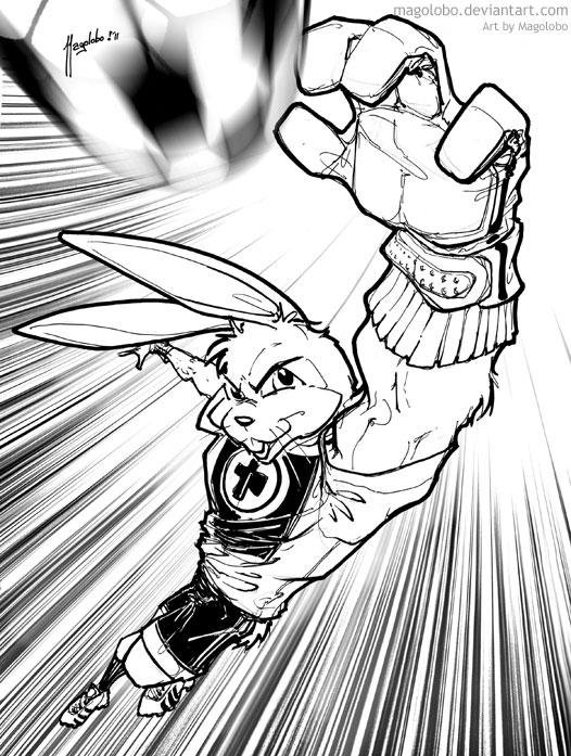 Conejo del Cruz Azul by Magolobo on DeviantArt