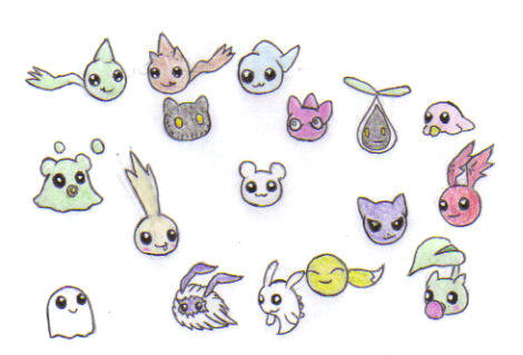 Baby Digimon Collage by KessieLou on DeviantArt