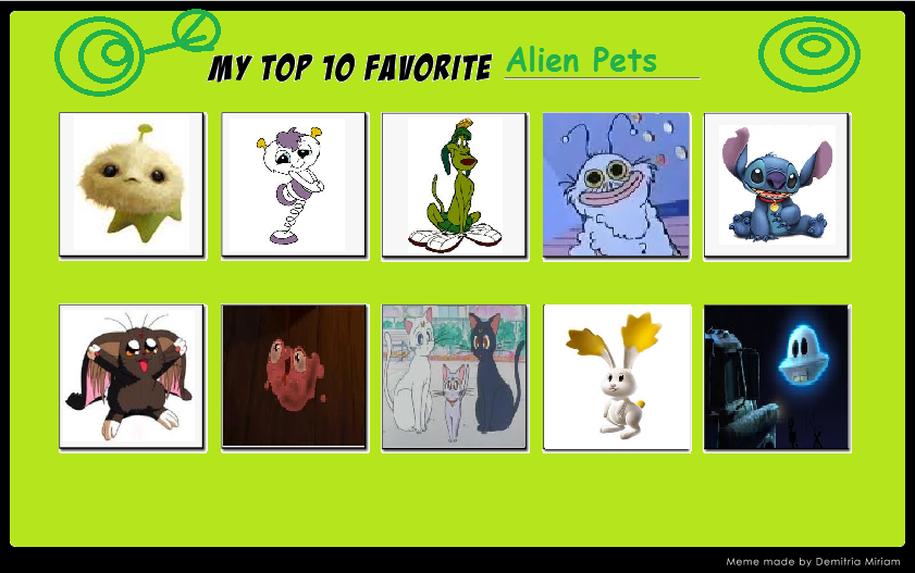 My Favorite Alien Pets by KessieLou on DeviantArt