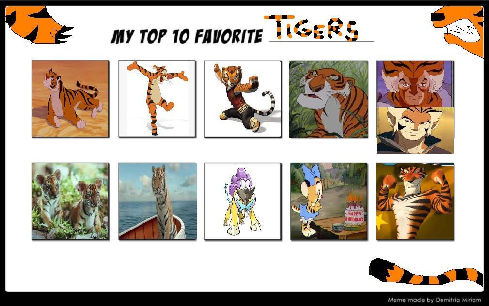 My Favorite Tigers by KessieLou on DeviantArt