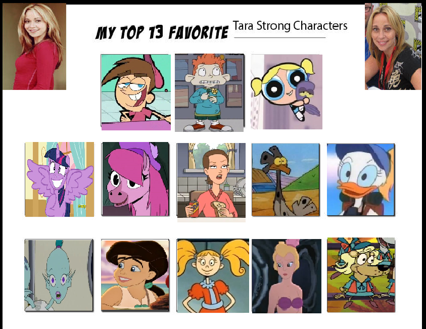 My Top 13 Favorite Tara Strong Characters - blank by Toongirl18 on ...