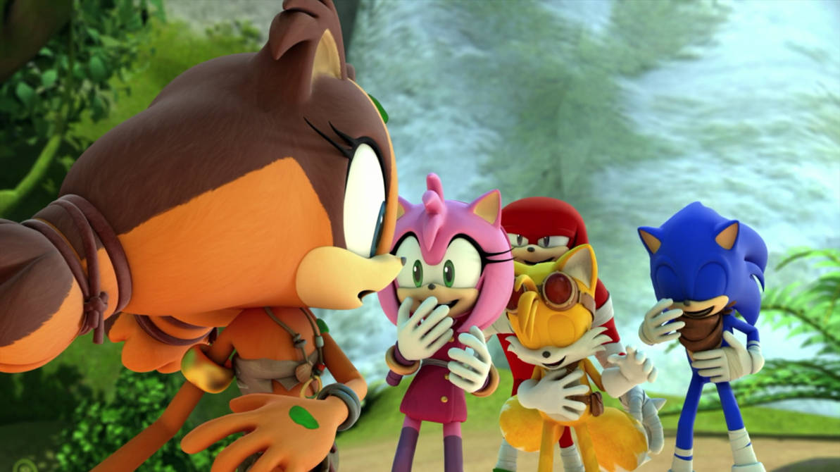 Buster- Team Sonic laughing by SonicBoomGirl23 on DeviantArt