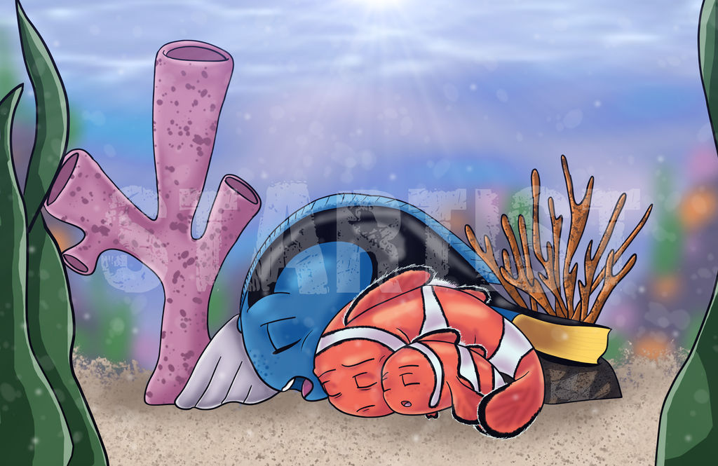 Dory Marlin And Nemo Napping By Startistmakesart On Deviantart