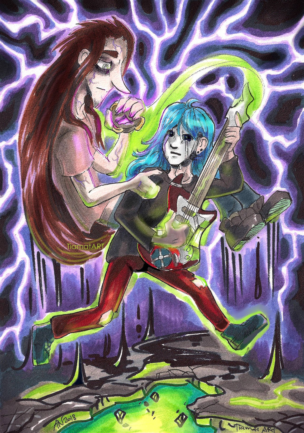 Sally Face sketch by TiamatART on DeviantArt