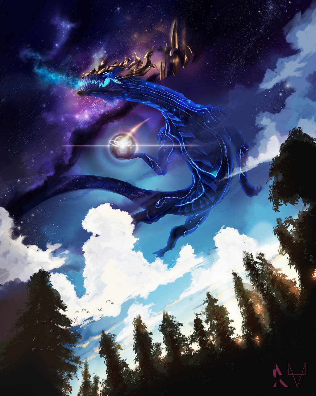AURELION SOL, STAR FORGING SPACE DRAGON by 8-bitpunch on DeviantArt
