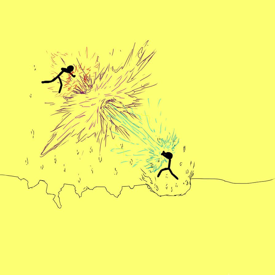 Stick Figure Fight by konbart on DeviantArt