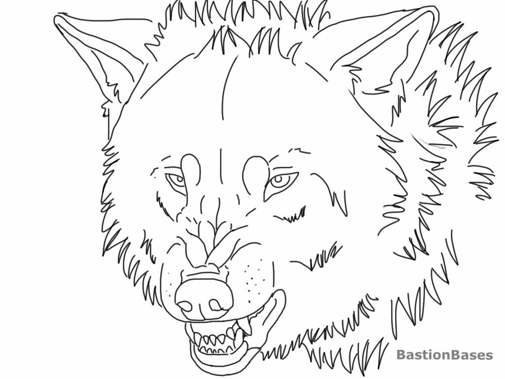 Free Snarling Wolf Lineart by BastionBases on DeviantArt
