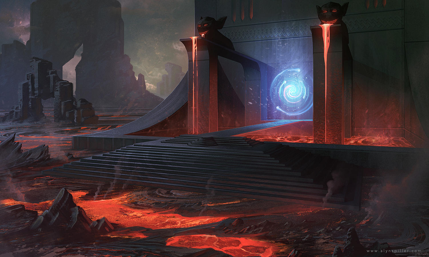 Lava concept art by AlynSpiller on DeviantArt