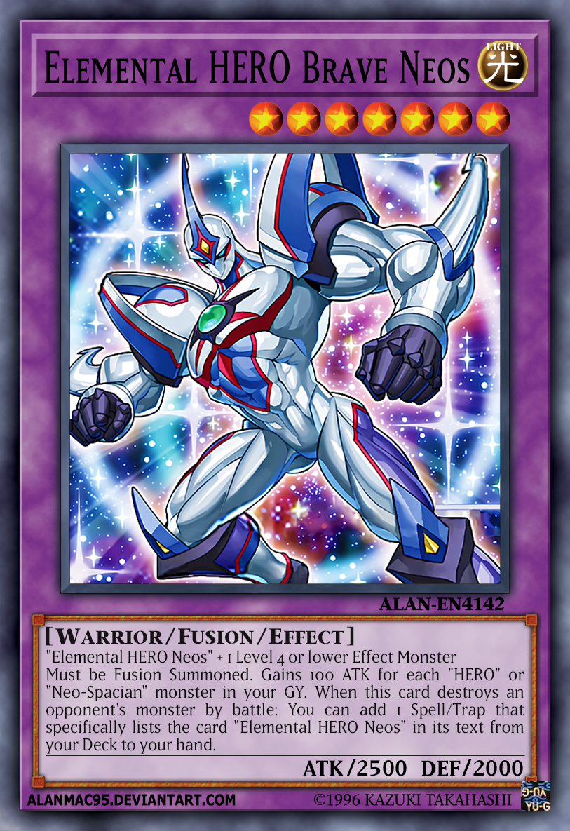 Elemental HERO Brave Neos by AlanMac95 on DeviantArt